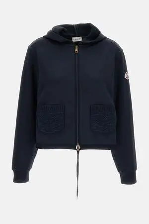 Moncler Zip-up Hoodie - Blue