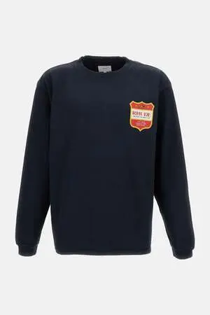 Rhude Long-sleeve Graphic Cotton T-shirt - Nero