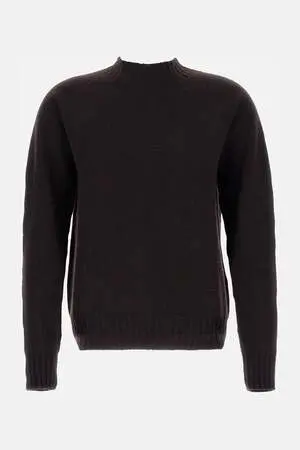 DRUMOHR Wool Half-turtleneck Sweater - Brown