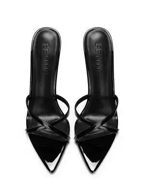 Femme La Donatella 100 Stiletto Heel - Black