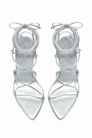 Femme La Sin Lace Up Plata