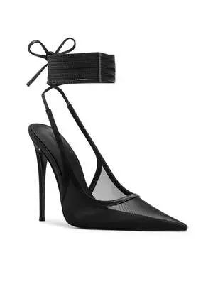 Femme La Cobra Lace Up Stiletto Heels