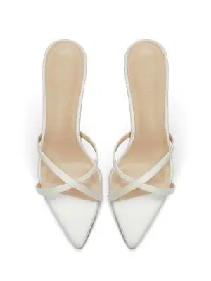 Femme La Donatella 100 Stiletto Heel - White