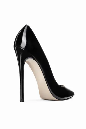 Femme La Rum Pump Stiletto Heels - Black