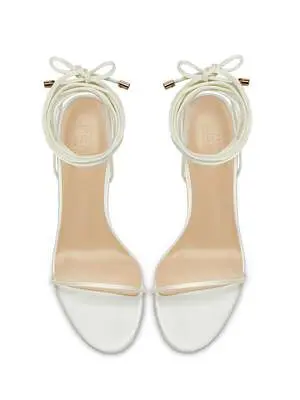 Femme La 3.0 Barely There Lace Up Heel Satin