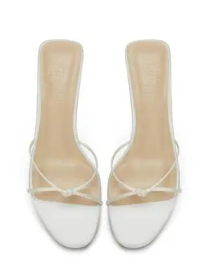 Femme La Maeve Slipper Stiletto Sandal - White