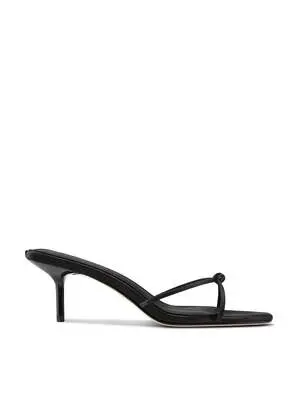 Femme La Maeve Slipper Kitten Heel - Black