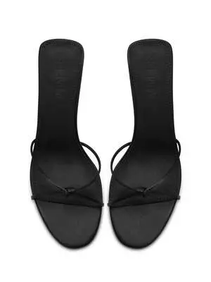 Femme La Maeve Slipper Kitten Heel - Black
