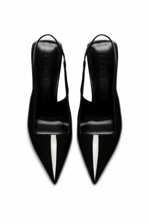 Femme La G63x Slingback 120 Noir Pump - Black