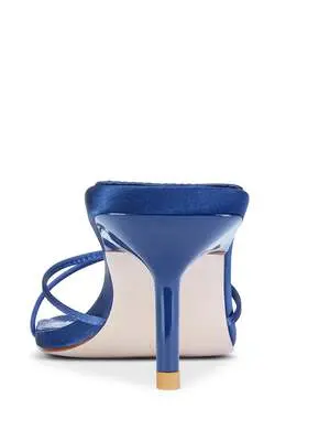 Femme La Maeve Slipper, Stiletto Heel, Open-toe, Slip-on - Blue