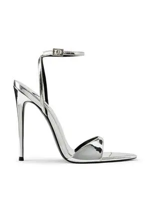Femme La Gg Heel Mirrored Stiletto Sandals