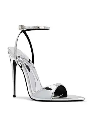 Femme La Gg Heel Mirrored Stiletto Sandals