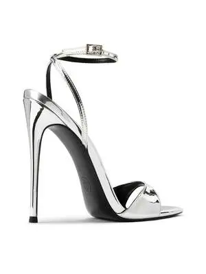 Femme La Gg Heel Mirrored Stiletto Sandals