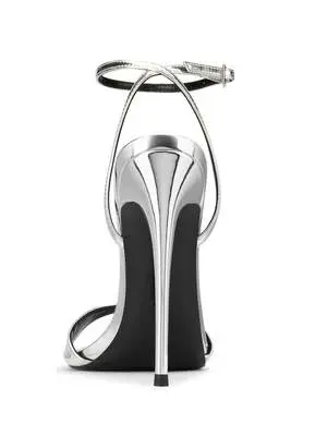 Femme La Gg Heel Mirrored Stiletto Sandals
