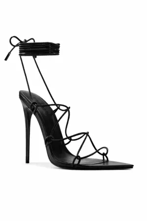 Femme La Sin Lace Up Noir