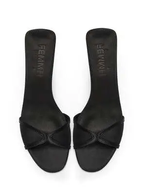 FEMME Monaco Slipper Noir