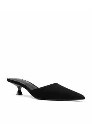 Femme La St. Honore Suede Slipper - Black