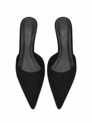 Femme La St. Honore Suede Slipper - Black
