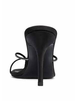 Femme La Sicilian Slipper Noir Crystal - Black