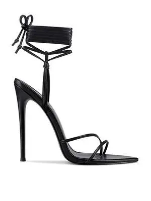 FEMME LA FEMME 821 Kika Lace-Up Stiletto Sandals