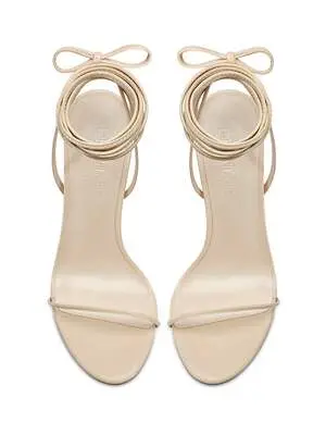 Femme La 3.0 Barely There Lace Up Heel - Nude