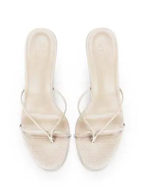 Femme La Sicilian Slipper Cream - White