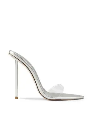 Femme La Whiskey Slipper Stiletto Heel - Silver