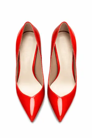 Femme La Rum Pump Stiletto Heels - Red