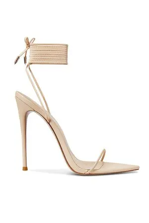 FEMME LA FEMME Luce Minimale Latte Stiletto Sandals