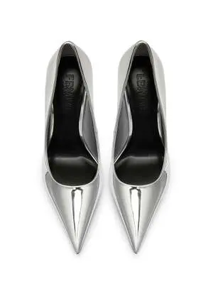 Femme La Pulse Pump Platinum Stiletto Heel - Silver