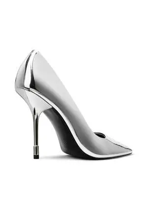 Femme La Pulse Pump Platinum Stiletto Heel - Silver