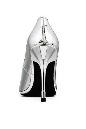 Femme La Pulse Pump Platinum Stiletto Heel - Silver