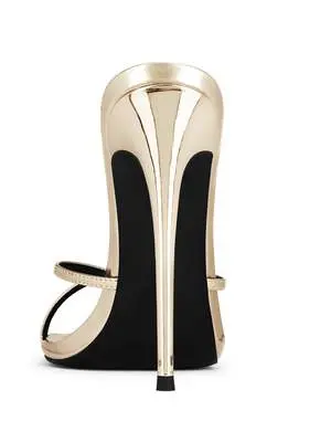 Femme La Donatella Mule Stiletto Heel - Gold