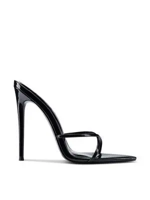 Femme La Donatella Mule Stiletto Heel - Black