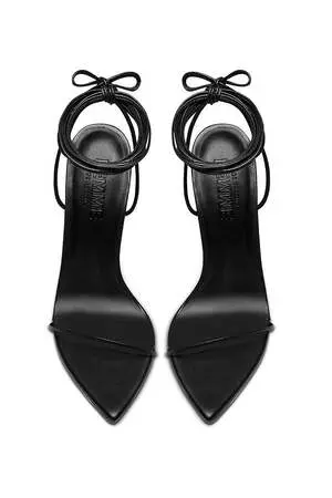 Femme La Luce Minimale Stiletto Sandals - Black