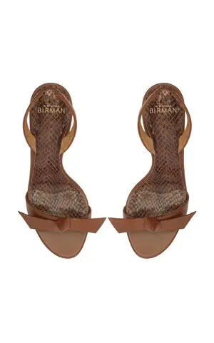 ALEXANDRE BIRMAN Clarita Leather Slingback Sandals