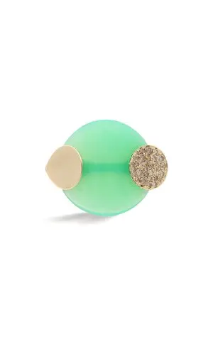 TABAYER 18k Yellow Gold Signet Ring