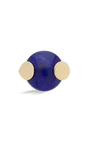 TABAYER 18k Yellow Gold Signet Stone Ring