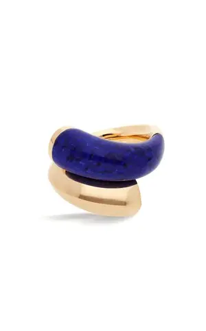 TABAYER 18k Yellow Gold Oera Stone Ring - Blue
