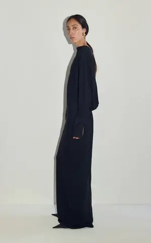 DARKPARK Meredith Cotton Maxi Dress With Wide Back