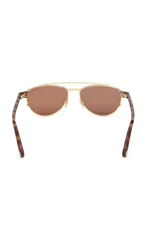 TOM FORD Anthony Aviator-frame Metal Sunglasses