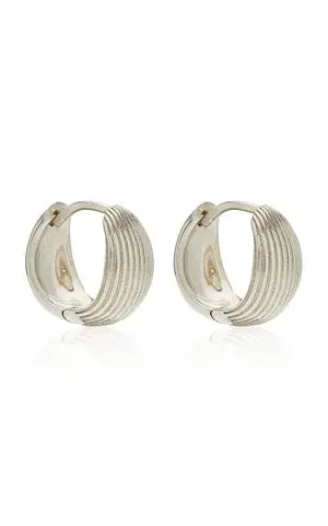 SOPHIE BUHAI Reversible Hinged Sterling Hoop Earrings