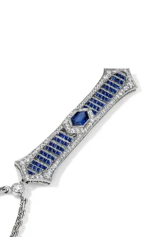 MINDI MOND NEW YORK Sautoir Sapphire And Diamond Necklace