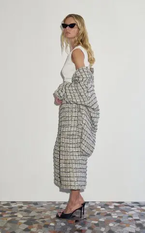 DARKPARK Naty Cotton-blend Tweed Culotte Pants