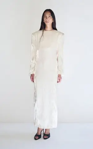 DARKPARK Carlijn Pleated Maxi Dress