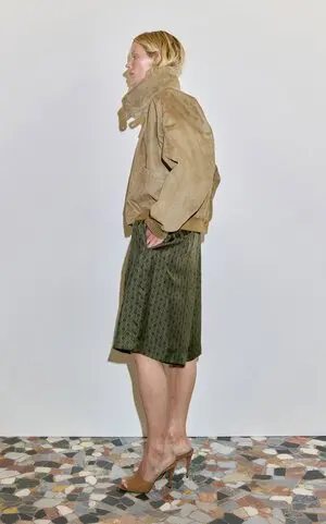 DARKPARK Brad Printed Silk Jogger Shorts