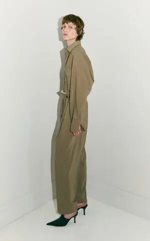 DARKPARK Devon Belted Wool Drop Pants