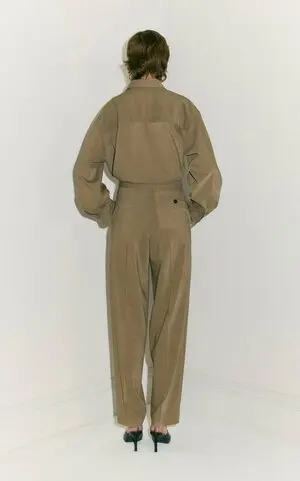 DARKPARK Devon Belted Wool Drop Pants