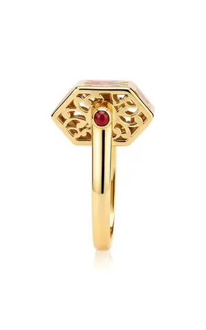 ITÄ 14k Gold "yarí" İznik Whirl Ring