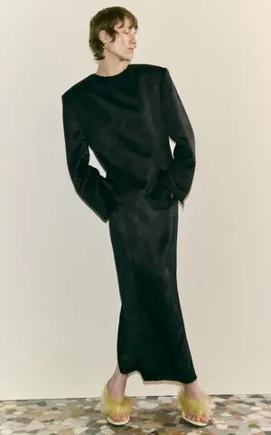 DARKPARK Carlijn Jacquard Viscose Maxi Dress